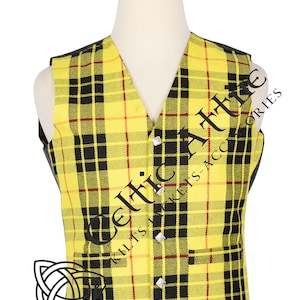 Choose Your Clan Tartan - Hand Made Traditional Scottish 5 Buttons ...