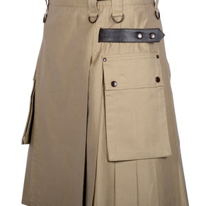 Men's Premium Handmade Custom Cotton Basic Utility Kilts - Free ...