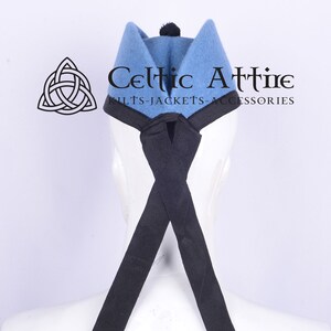 Scottish Glengarry Bonnet Hat - 100% Wool British Military Bagpiper Cap ...