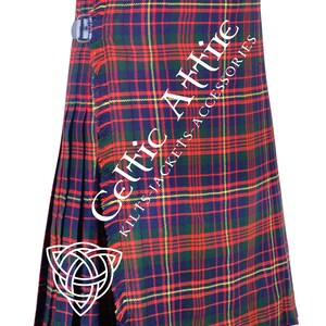 Cameron Tartan Scottish 8 Yard Kilt - Highland Games Kilt - 13 Oz Tartan Kilts for Men - Made to ...
