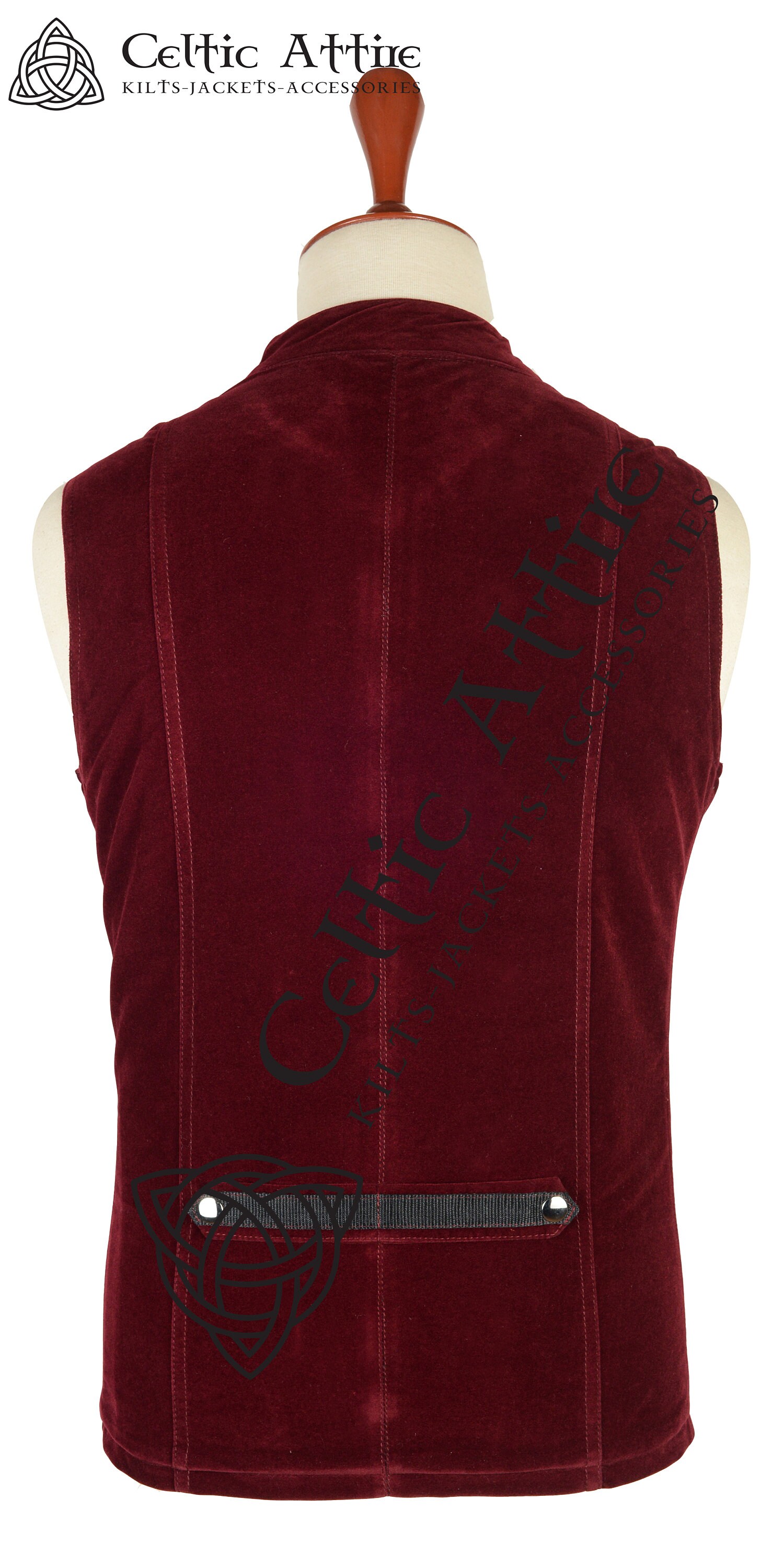 Red Vine Velvet - Steampunk Victorian Fashion Waistcoat - Men's Vest - Etsy