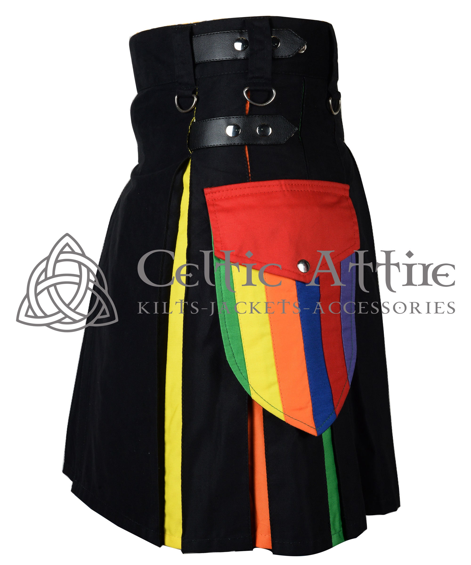 Cotton Utility Kilt LGBTQ Pride Colors Hybrid Kilt LGBT - Etsy