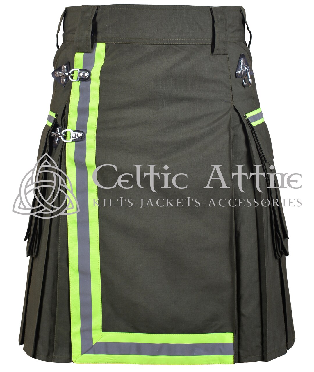 Premium Handmade Kilt Firefighter Kilt Scottish Utility Kilt for Men ...