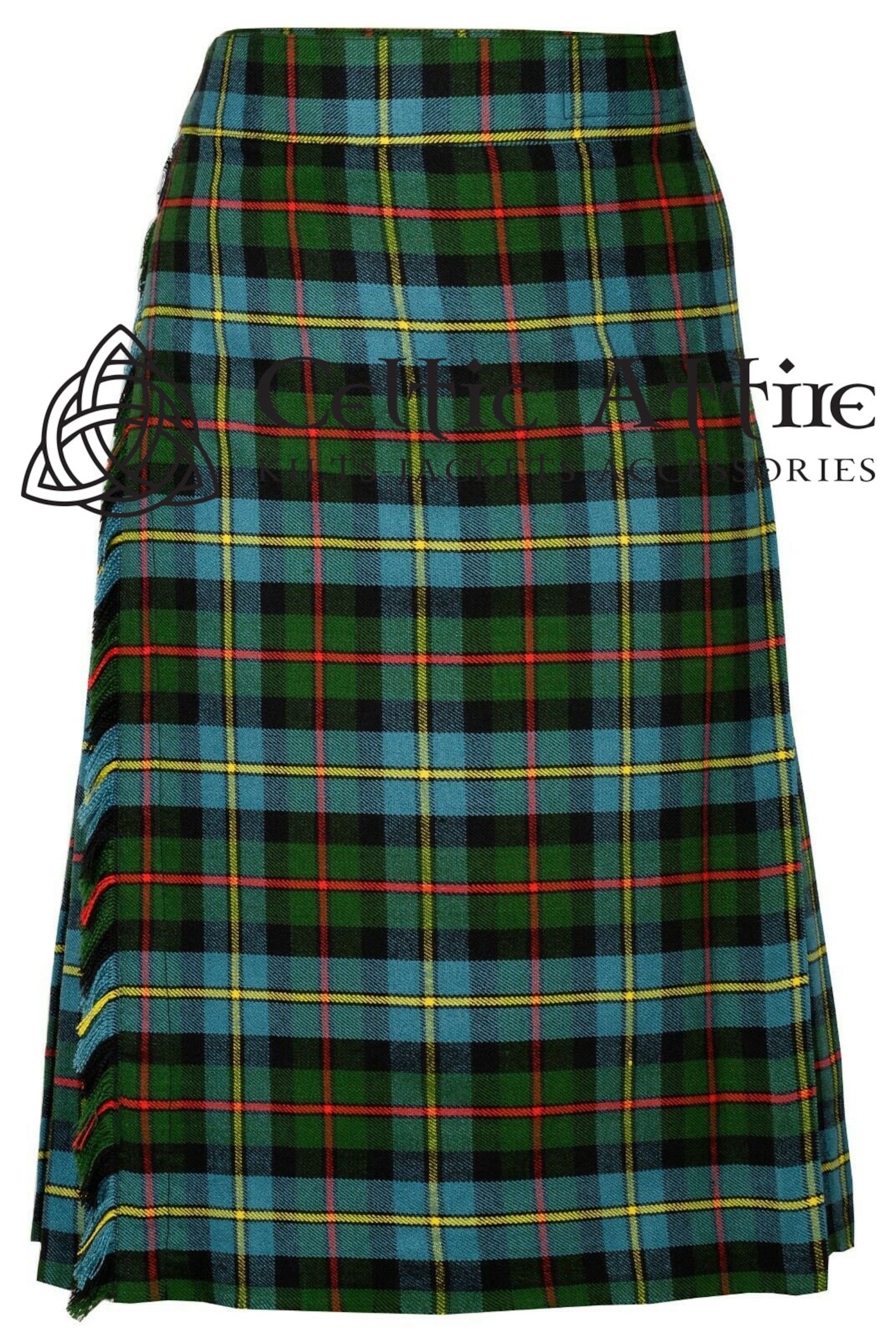 Scottish Classic Maxi Length KILTED SKIRT - Ladies Skirt - Custom Made ...