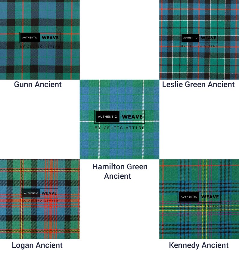 Ancient Colors Scottish Clans Tartan Fabrics - 16 Oz Heavy Acrylic 52 ...