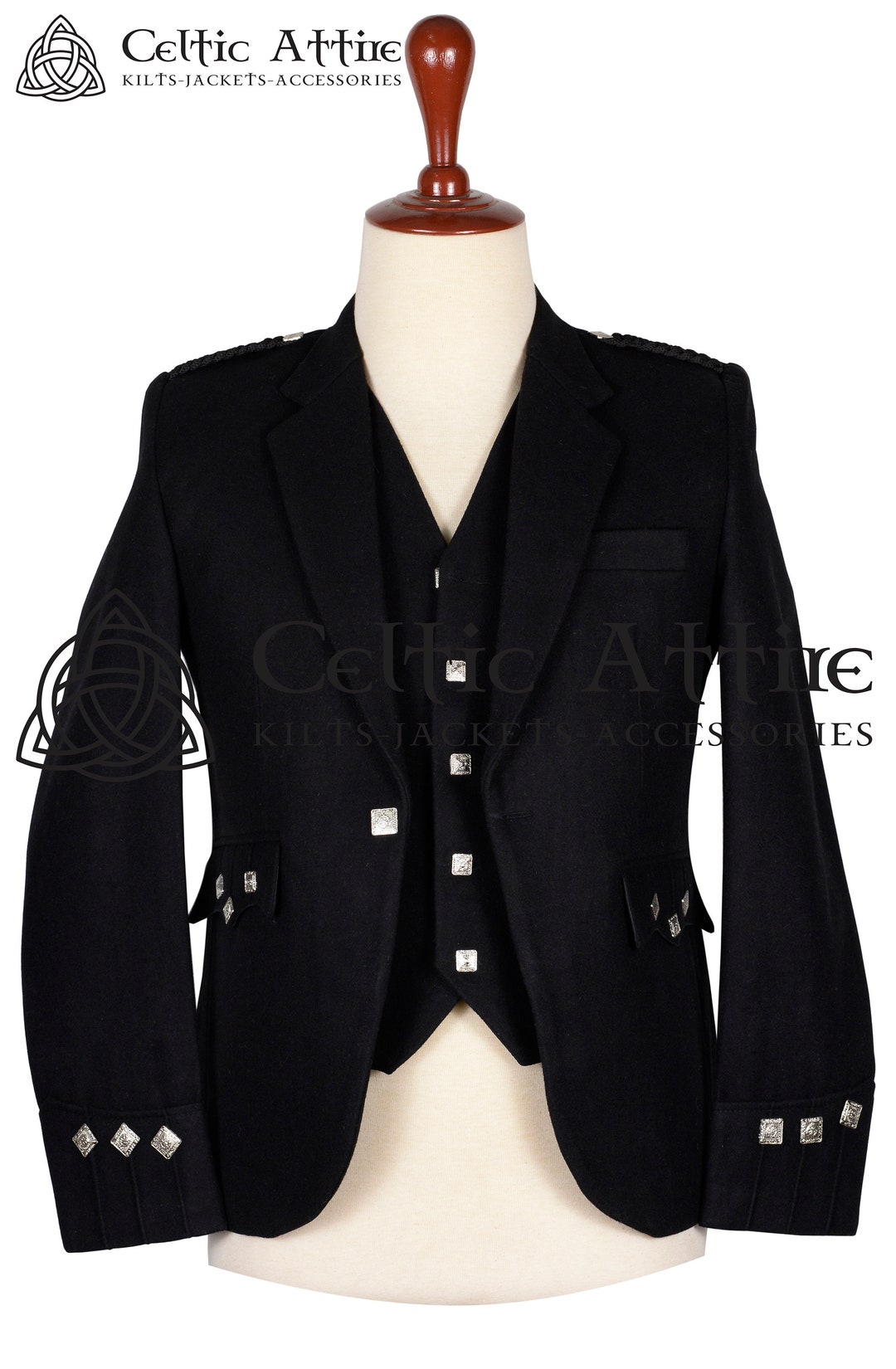 Made to Measure - Scottish Argyll Jacket and Waistcoat - Premium ...
