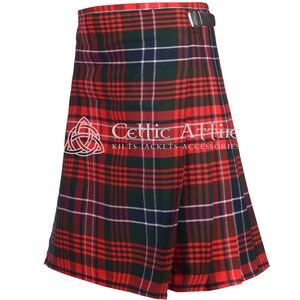 Wilson Modern Tartan Kilt - Scottish 8 Yard Kilt for Men - 16 Oz Heavy ...