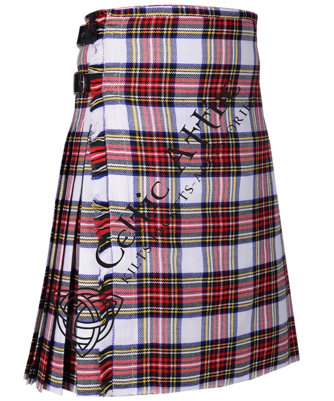 Dress Stewart Tartan Scottish 8 Yard Kilt - Highland Games Kilt - 13 Oz Tartan Kilts for Men ...