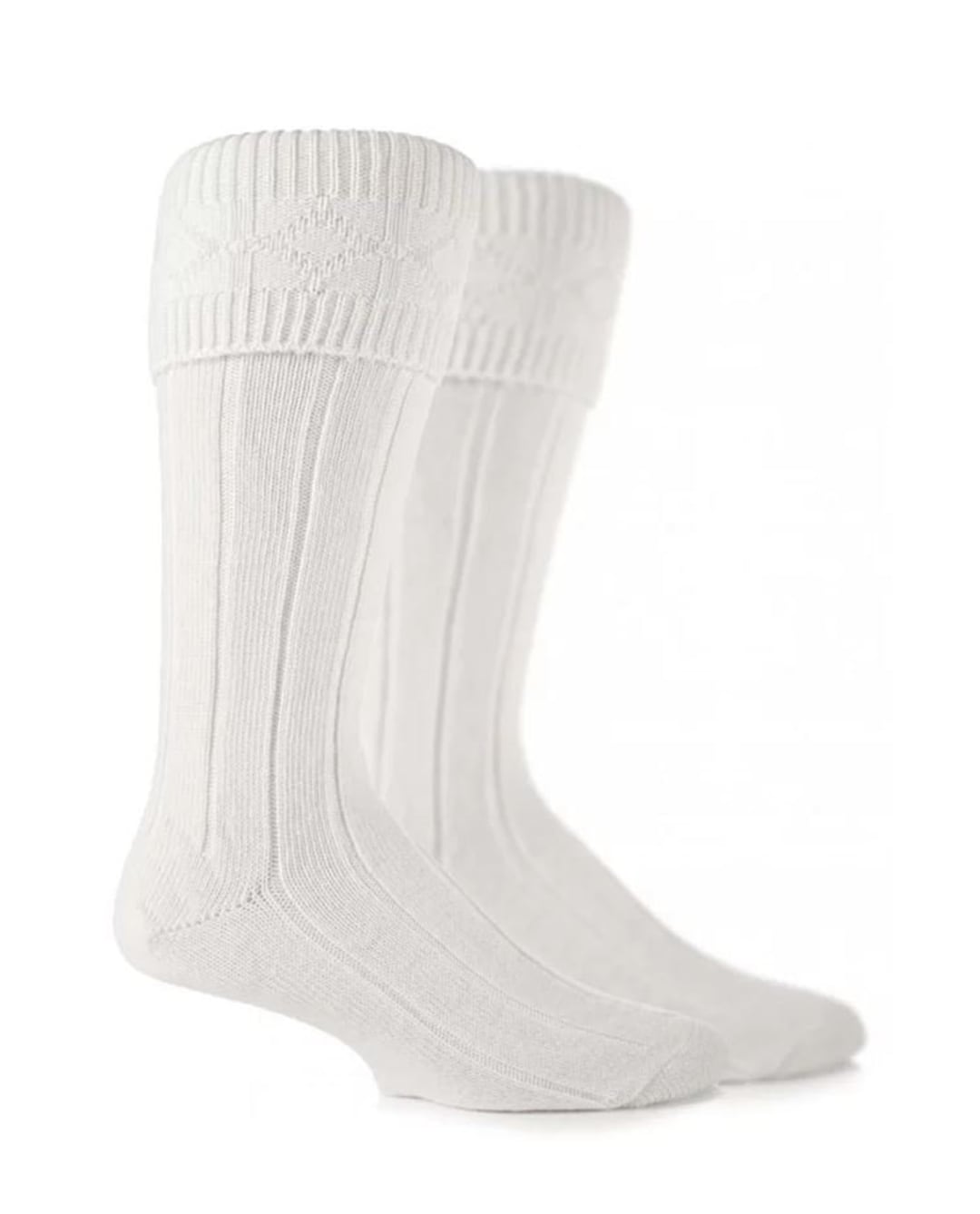 Scottish Kilt Socks Kilt Hose Available in White Cream - Etsy