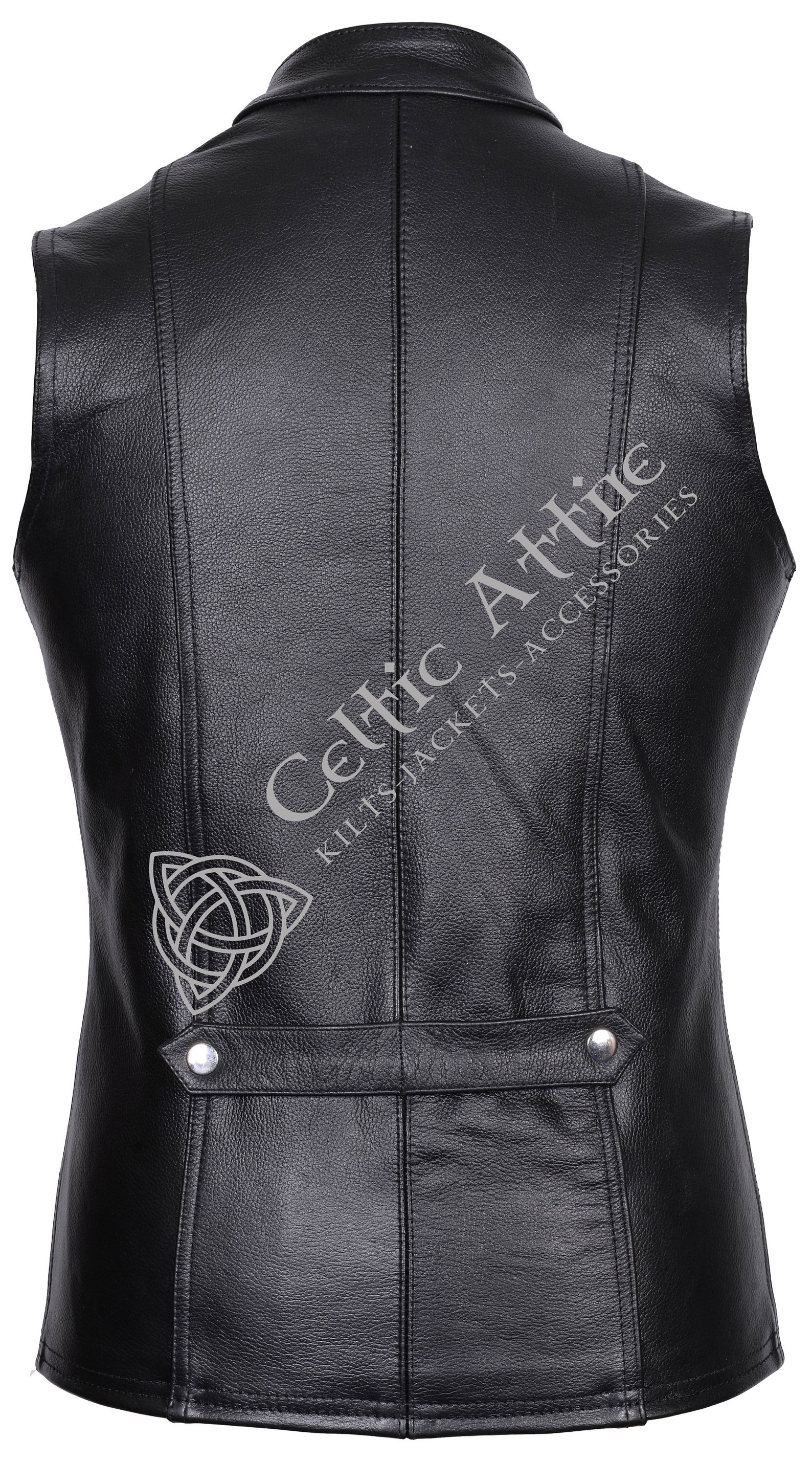 Black Leather Gothic Vest Motorbike Leather Waistcoat - Etsy