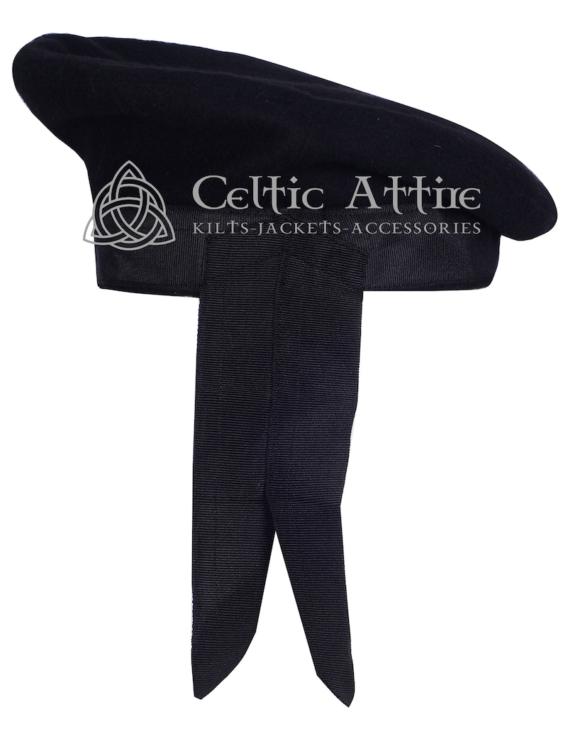 Irish Caubeen Beret Hat - Balmoral Hat French Beret Glengarry Bonnet ...