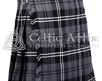 Tennessee Tartan 8 Yard Scottish Kilt for Men 16 Oz Home Spun Wool Blend Custom Made Traditional ...