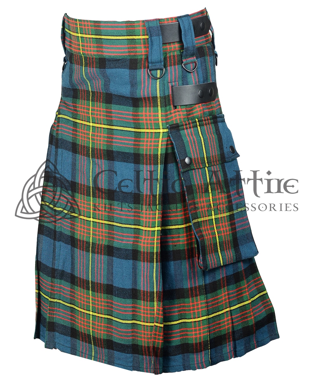Custom Size Handmade Clan Muir Tartan Scottish TARTAN UTILITY Cargo ...
