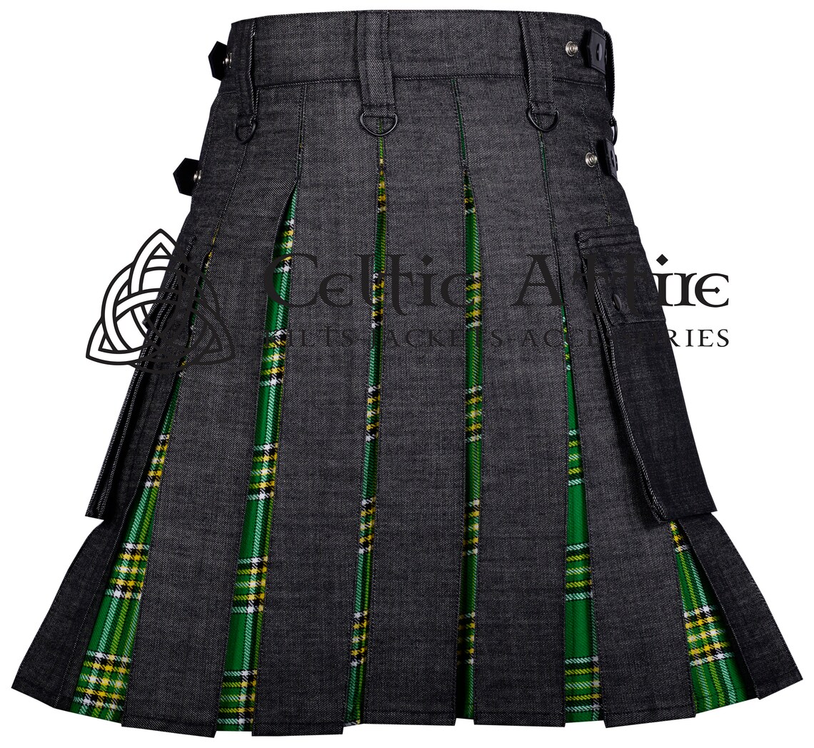 Handmade Custom Size Men's Scottish Hybrid Utility Kilt - Etsy