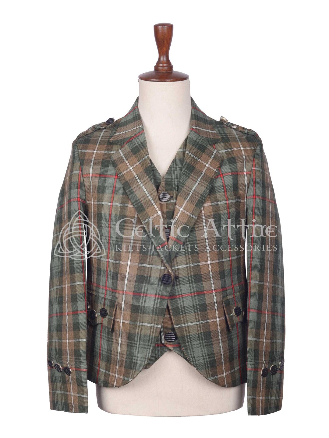 Mackenzie Weathered Tartan Jacket - Scottish Argyll Jacket and ...