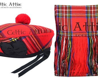 Scottish Glengarry Hat Highlander Military Bonnet Cap | Etsy