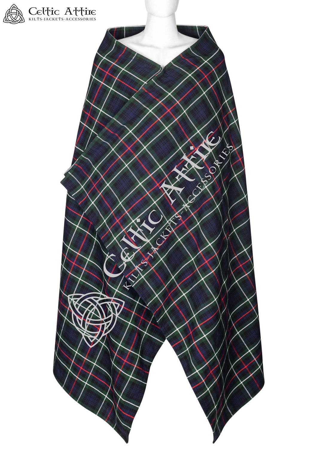 Scottish Tartan Full Length Winter Blanket for Women - Size 56 Inches X ...
