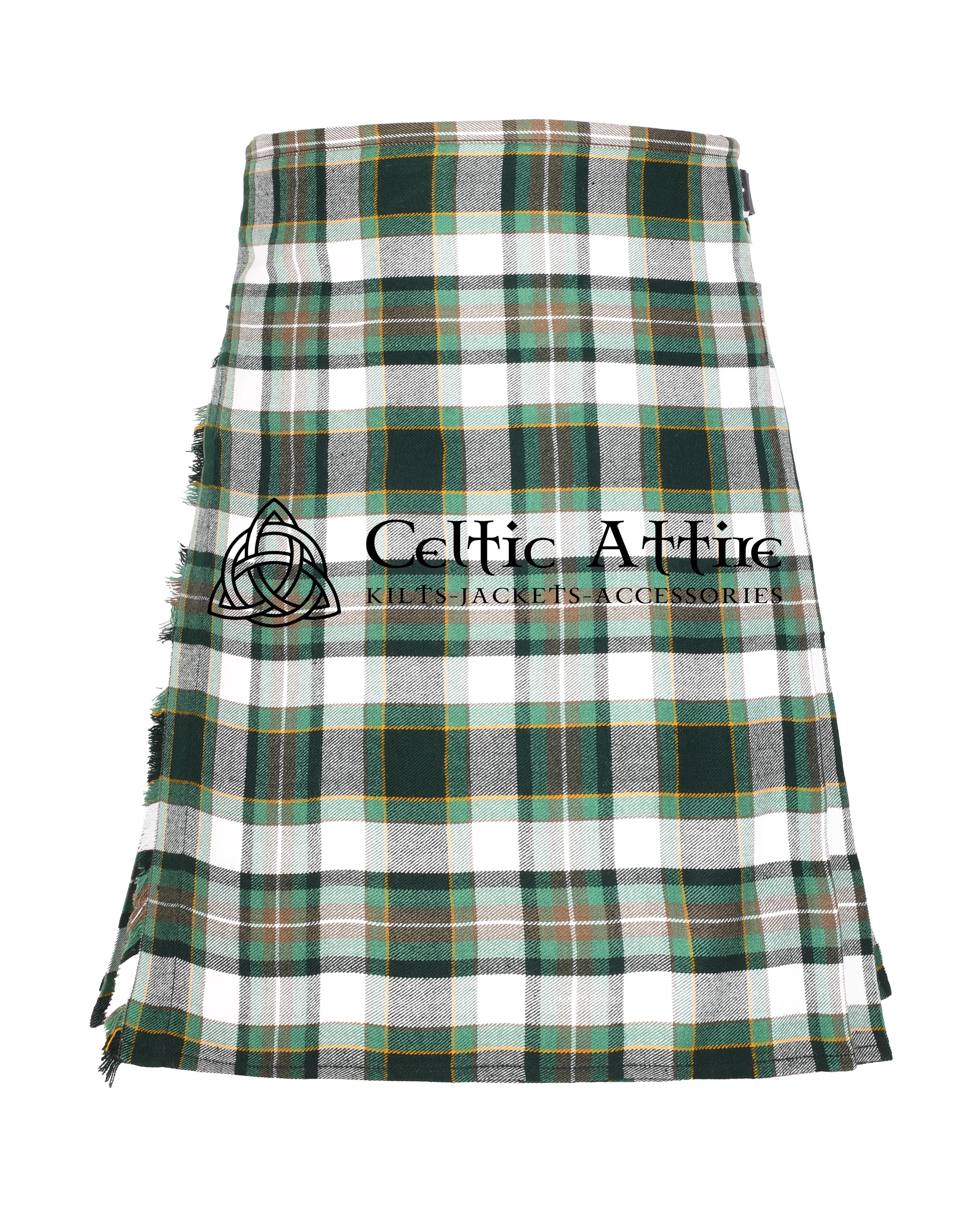 Drummond of Perth Tartan Kilt - Scottish 8 Yard Kilt for Men - 16 Oz ...
