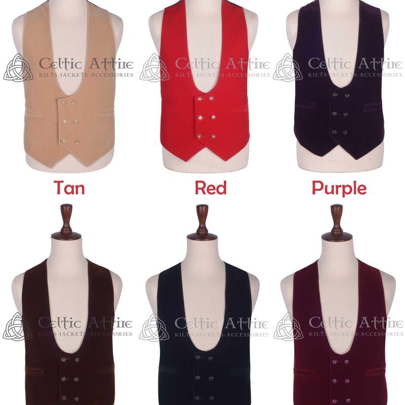 Velvet Waistcoat - Etsy
