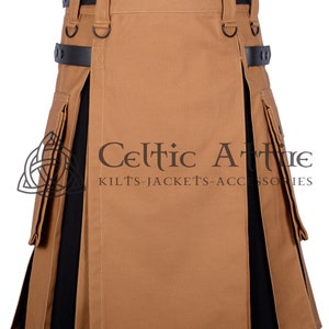 Premium Handmade Scottish Hybrid UTILITY KILTS for Men Cotton & Tartan Modern Kilt - Etsy