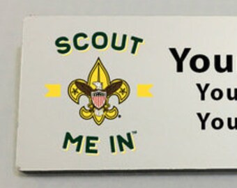 Scout Bsa Name Tag - Etsy