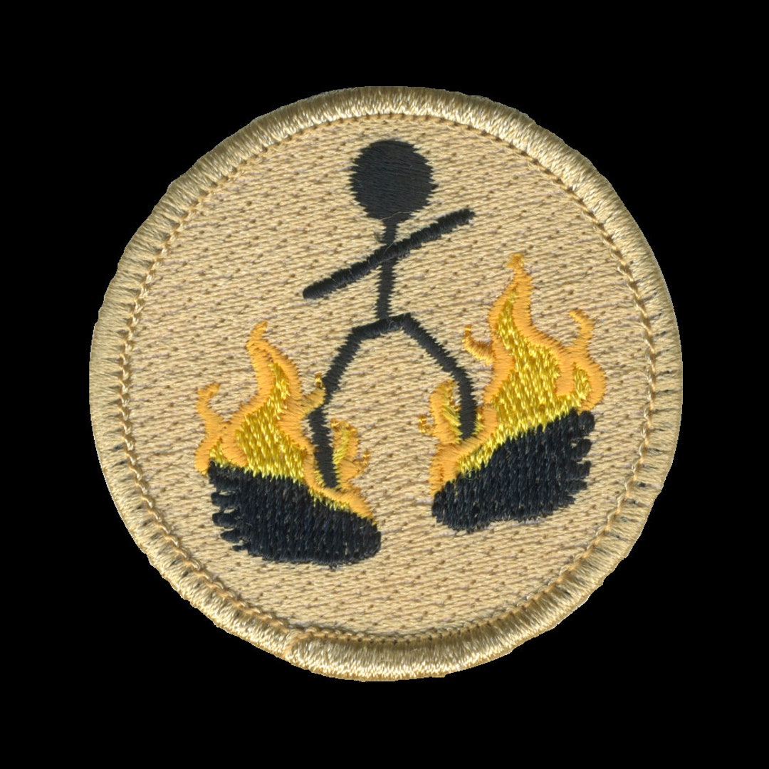 Blazing Feet Patrol Patch Etsy