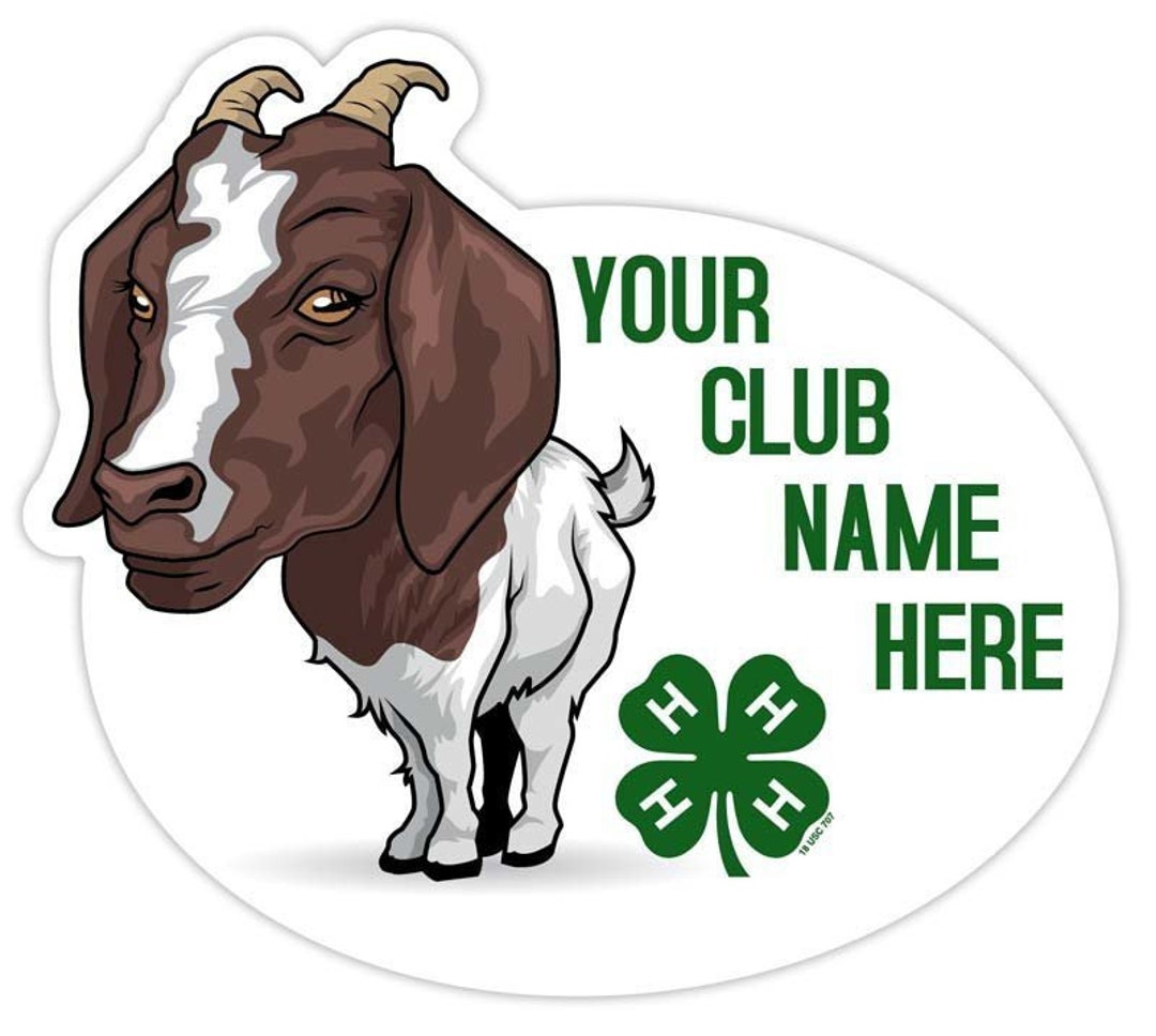 Goat 4-H Sticker SP7615 - Etsy