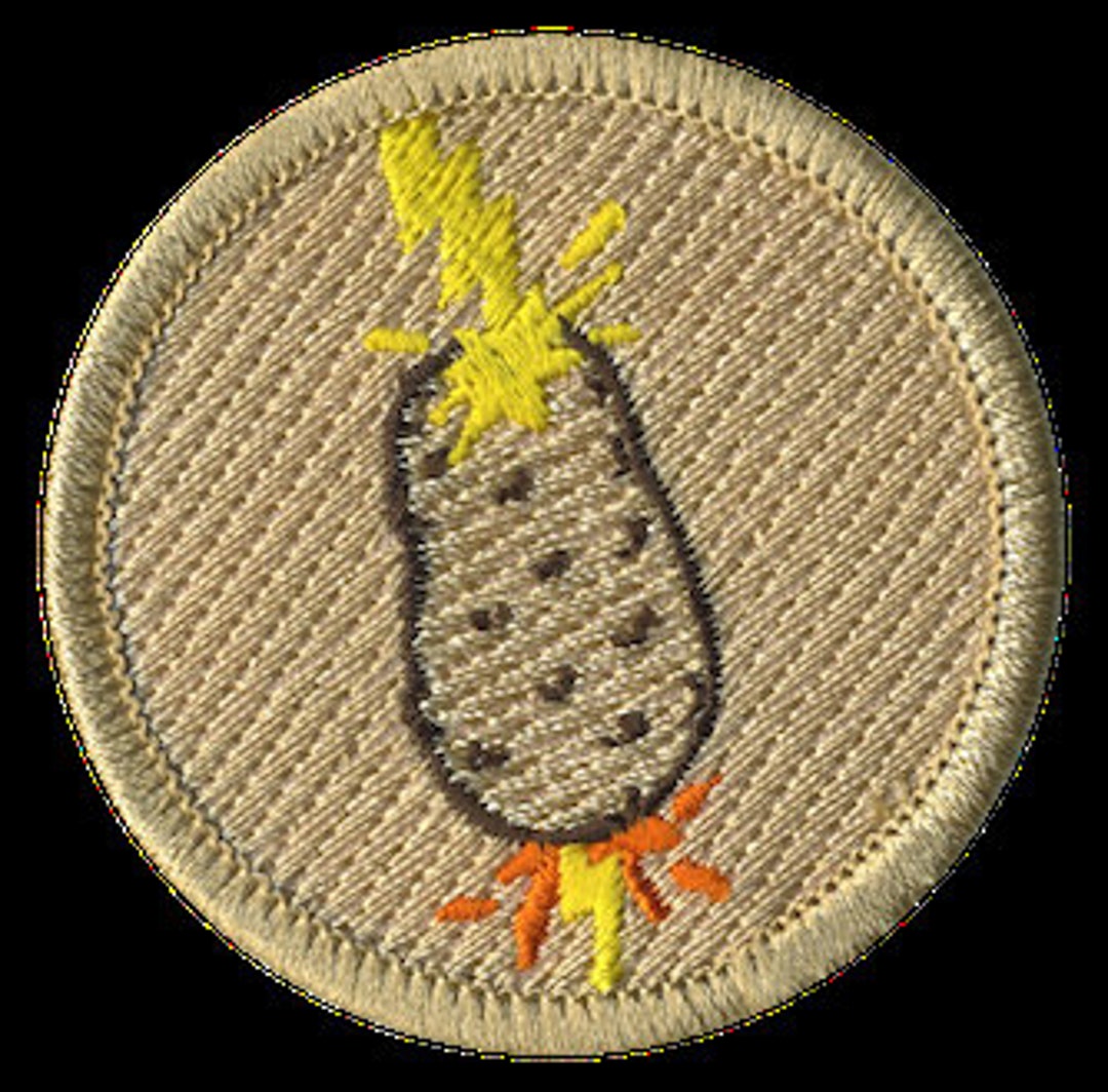 Lightning Potato Patrol Patch - Etsy