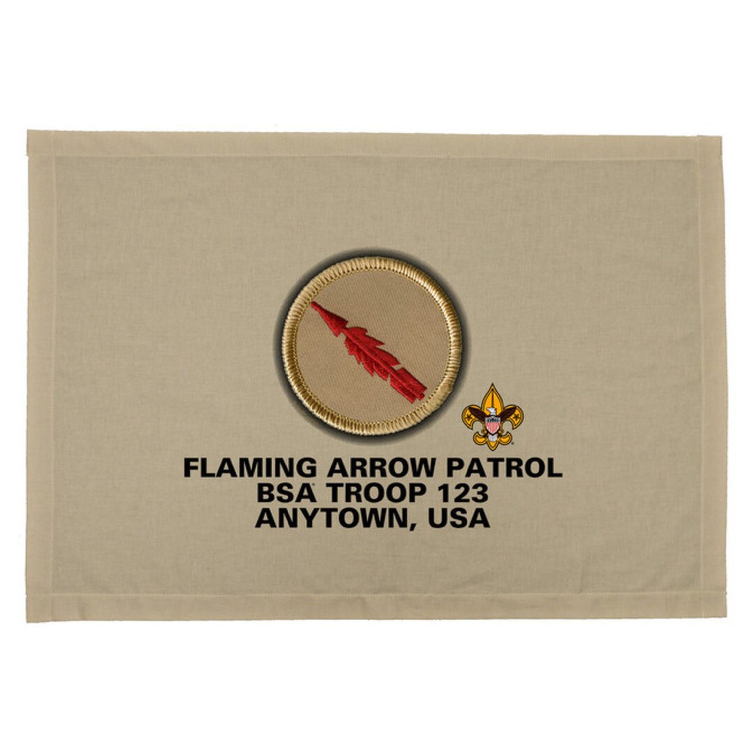 Custom Flaming Arrow Patrol Patch Flag SP3206 - Etsy