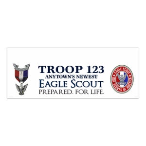 Prepared for Life New Eagle Scout Banner - Etsy