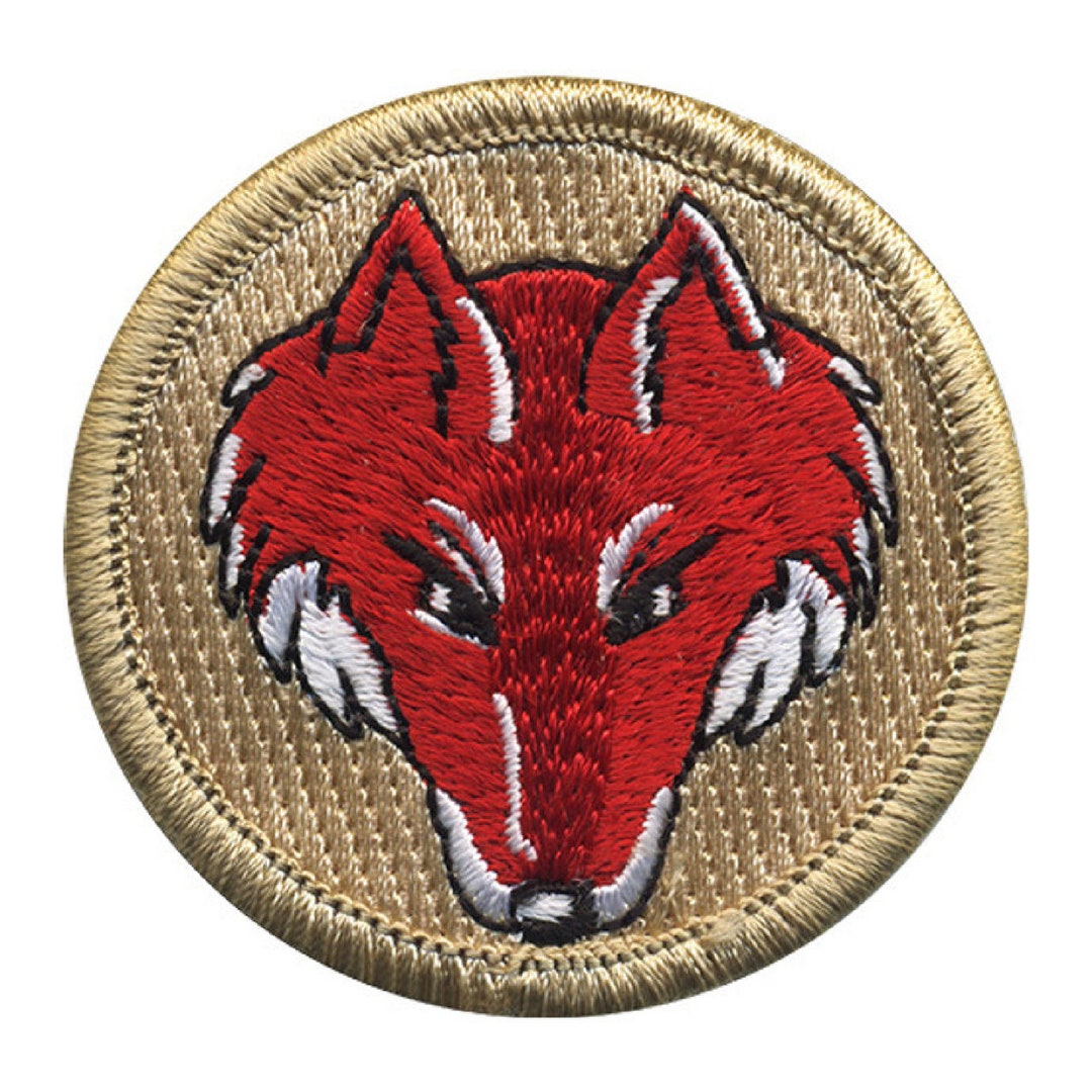 Red Fox Patrol Patch - Etsy