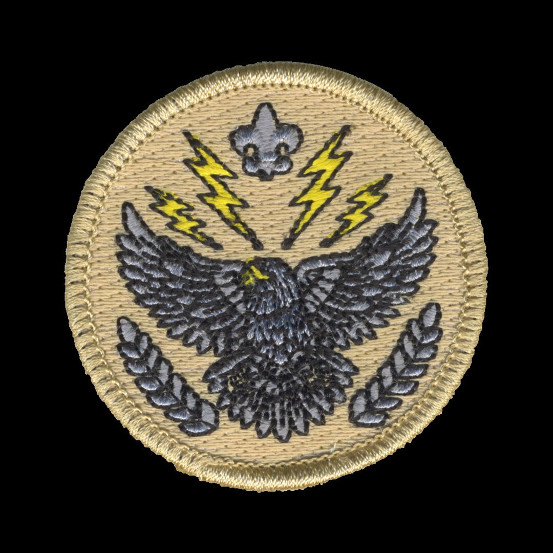Lightning Bolt Eagle Patrol Patch - Etsy