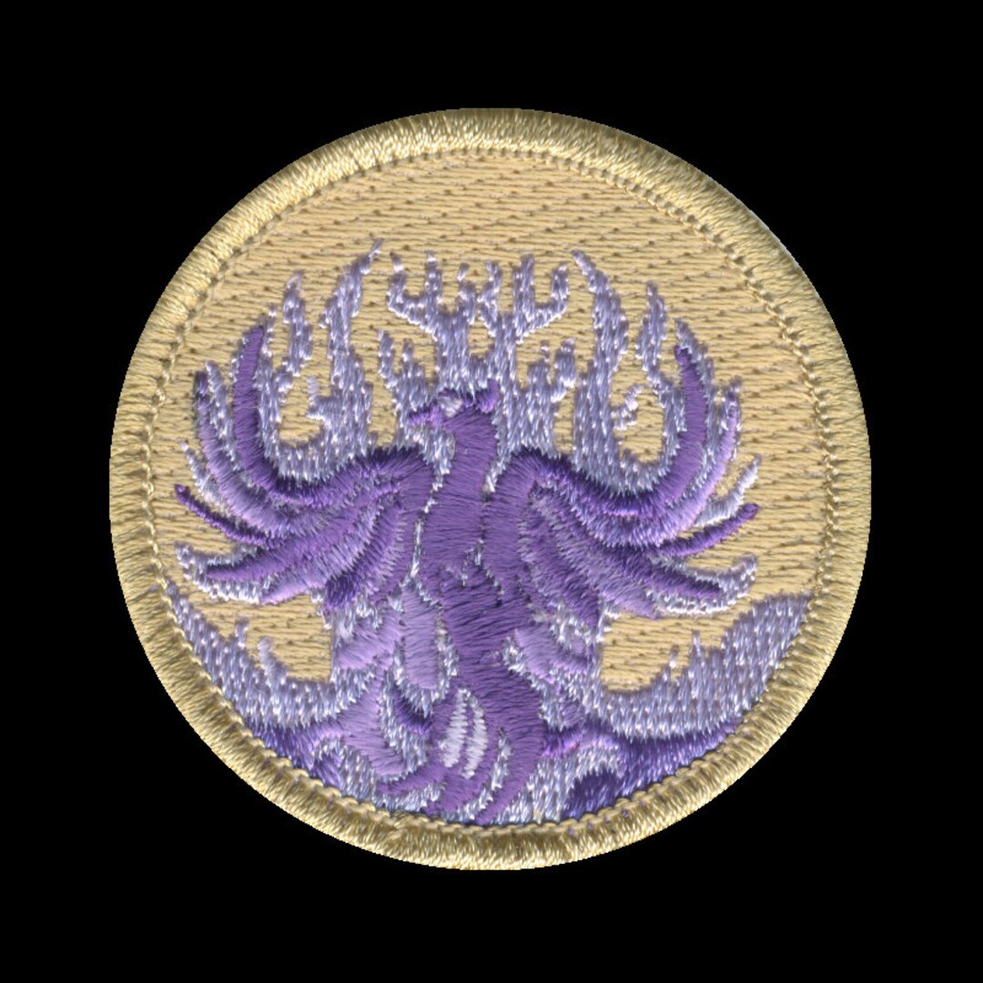 Purple Phoenix Patrol Patch - Etsy
