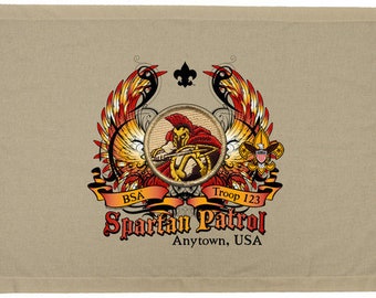 Spartan Flag Patch - Etsy