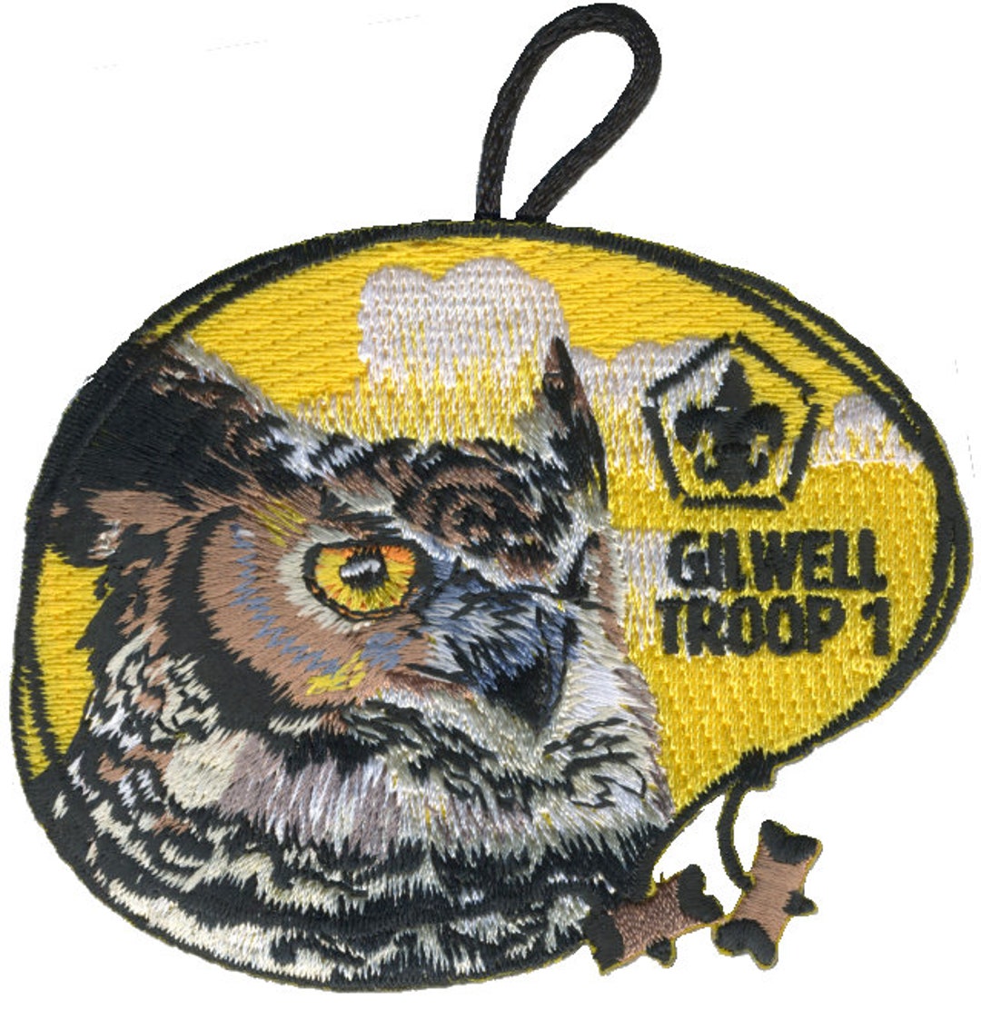 Wood Badge Owl Critter With Beads Patch Gilwell Troop 1 - Etsy