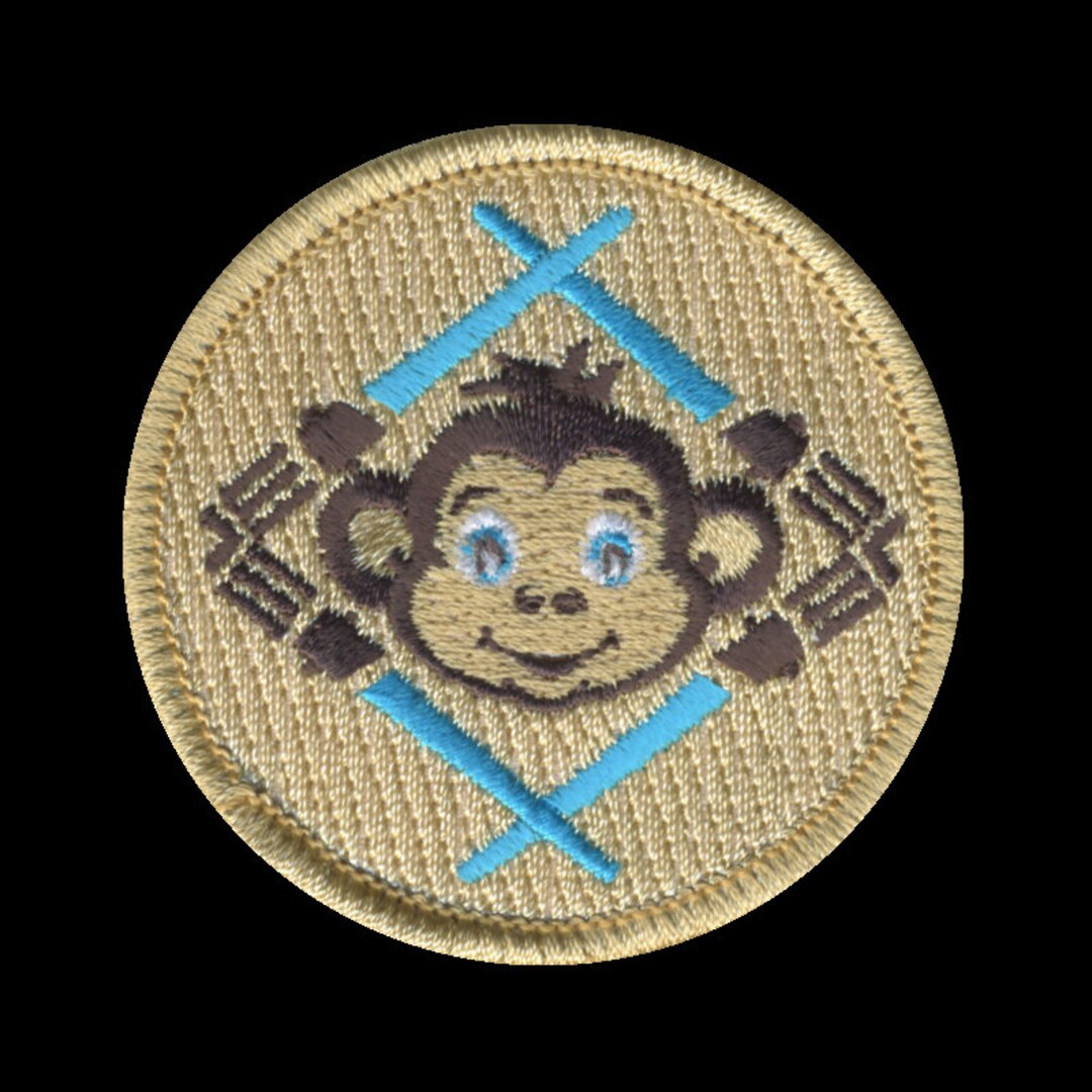 Saber Monkey Patrol Patch - Etsy