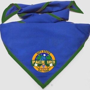Cub Scout Pack Camping Neckerchief SP7470 - Etsy