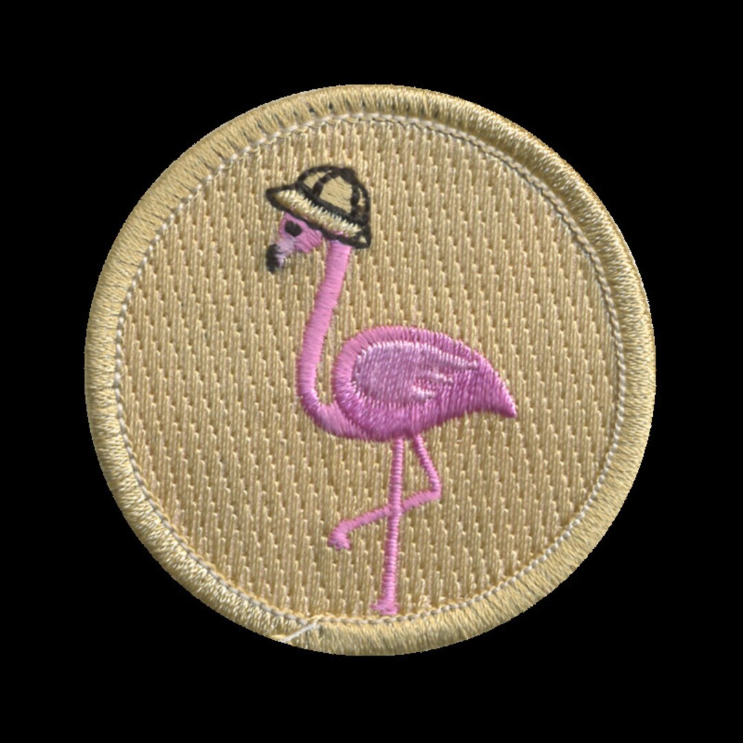 Flamingo Explorer Patrol Patch - Etsy