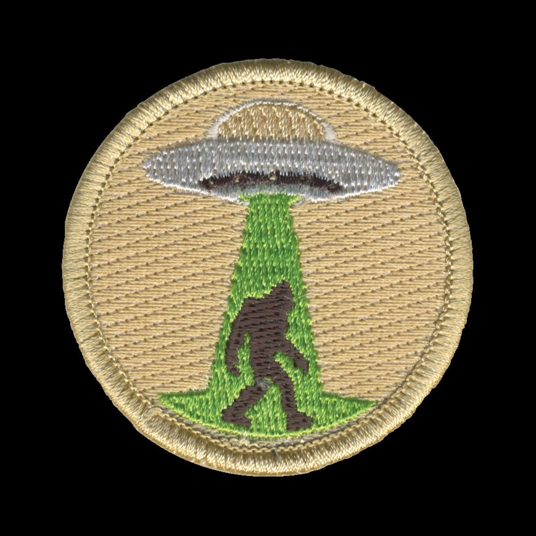 Alien Abducted Sasquatch Patrol Patch - Etsy
