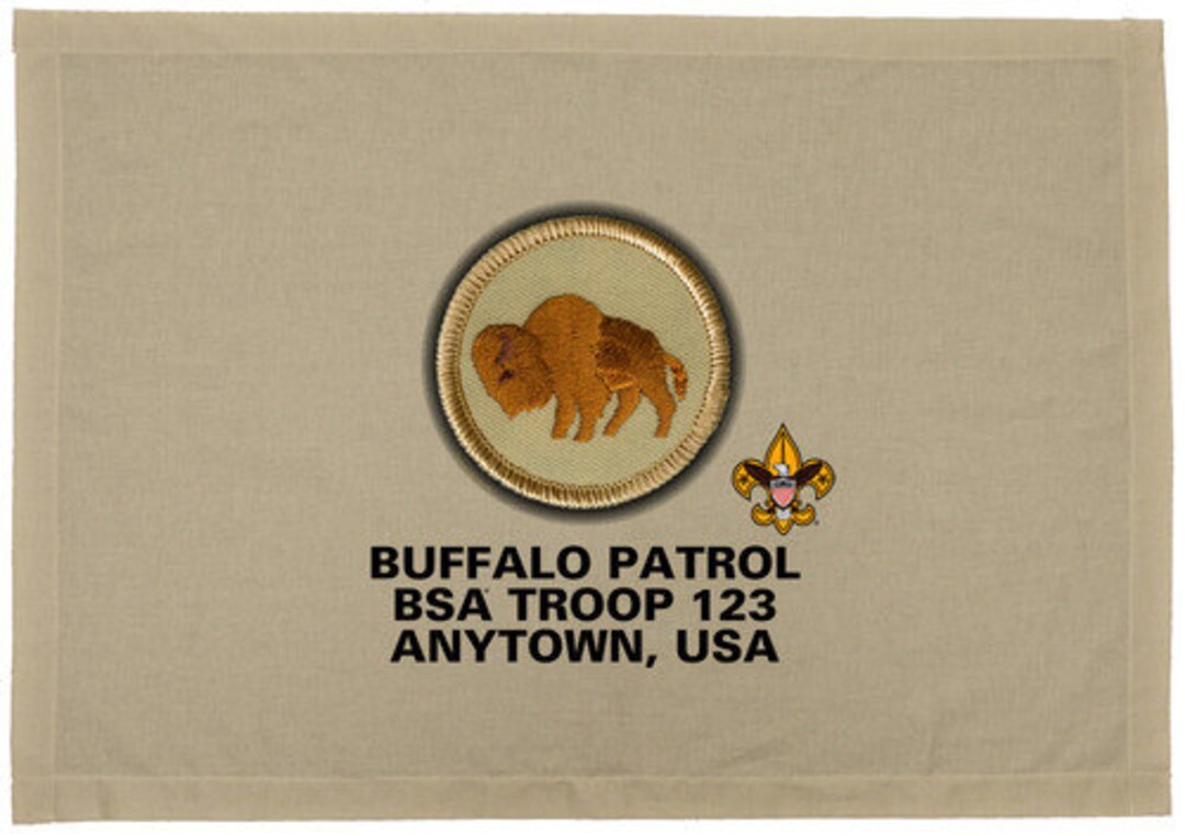 Custom Buffalo Patrol Patch Flag SP3202 - Etsy