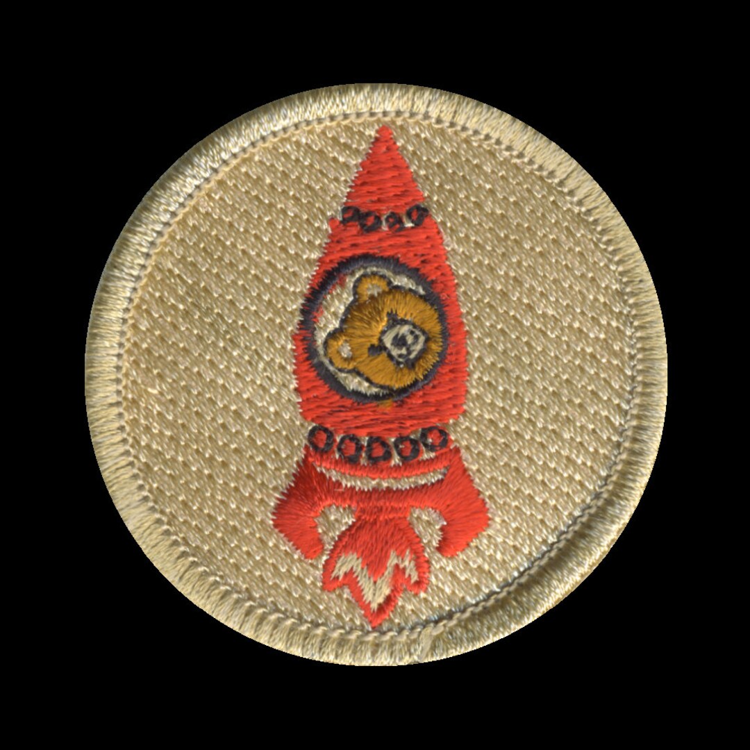 Spaceship Teddy Bear Patrol Patch - Etsy