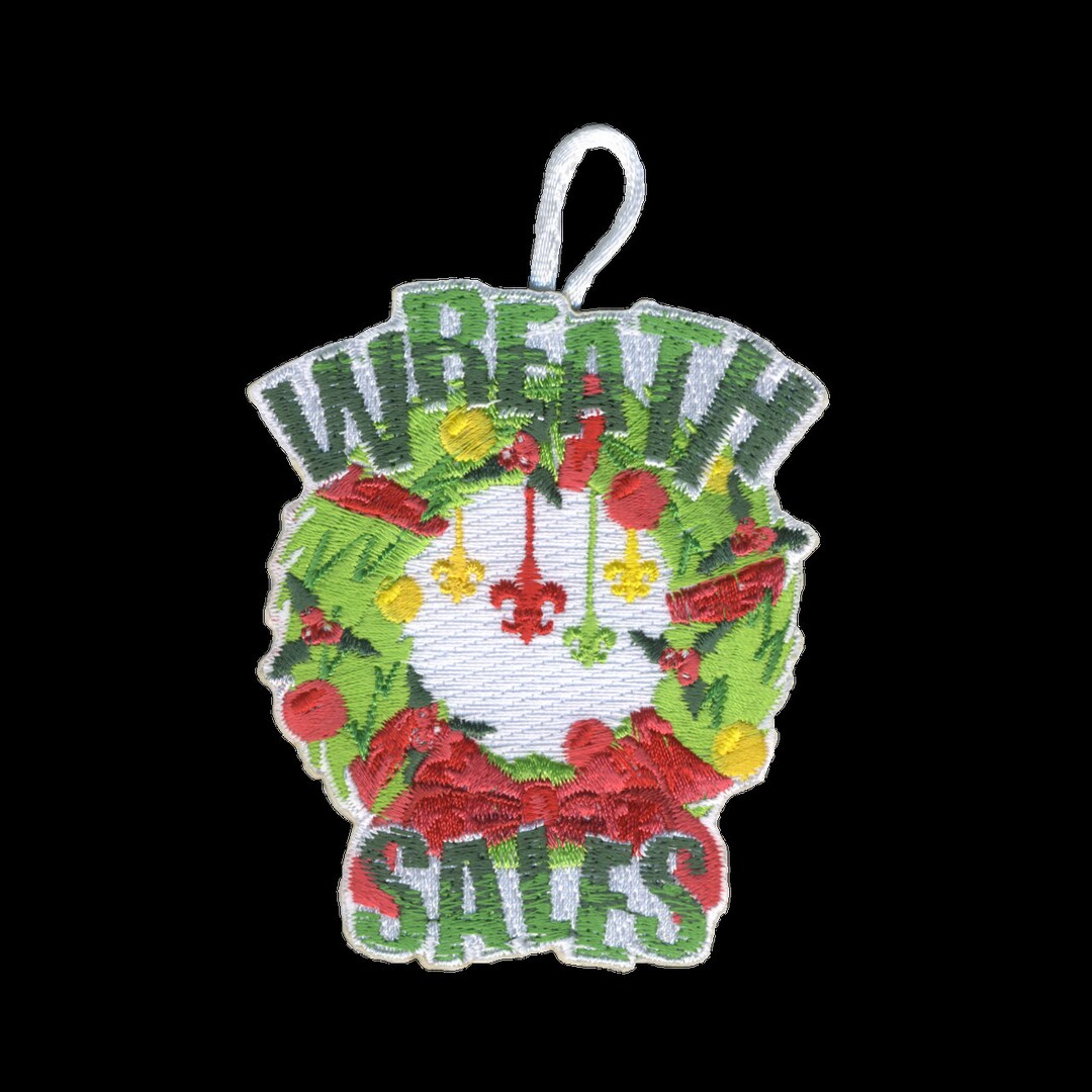 Wreath Sales Activity Patch Design Three - Etsy