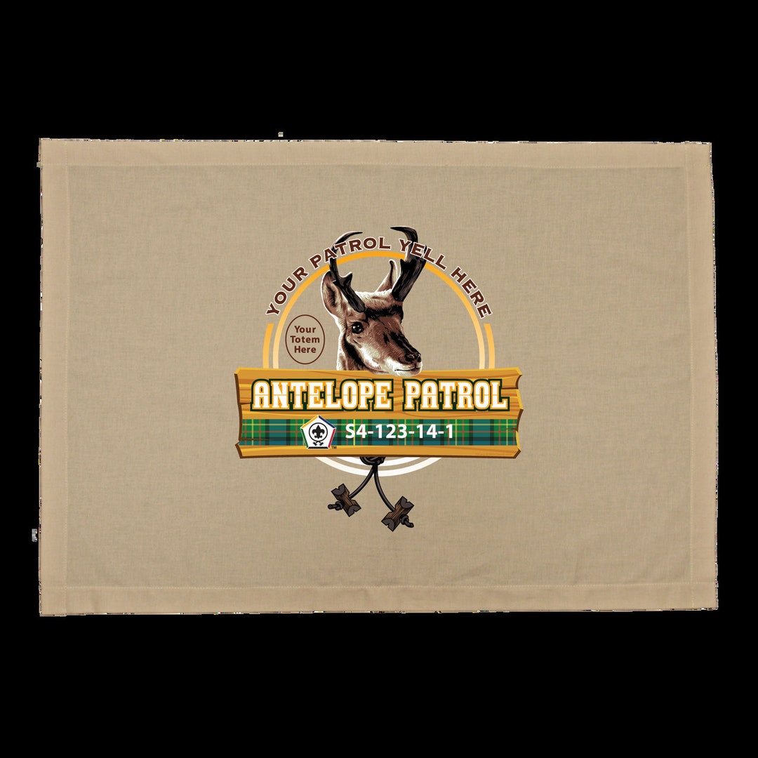 Wood Badge Realistic Antelope Critter Patrol Flag - Etsy