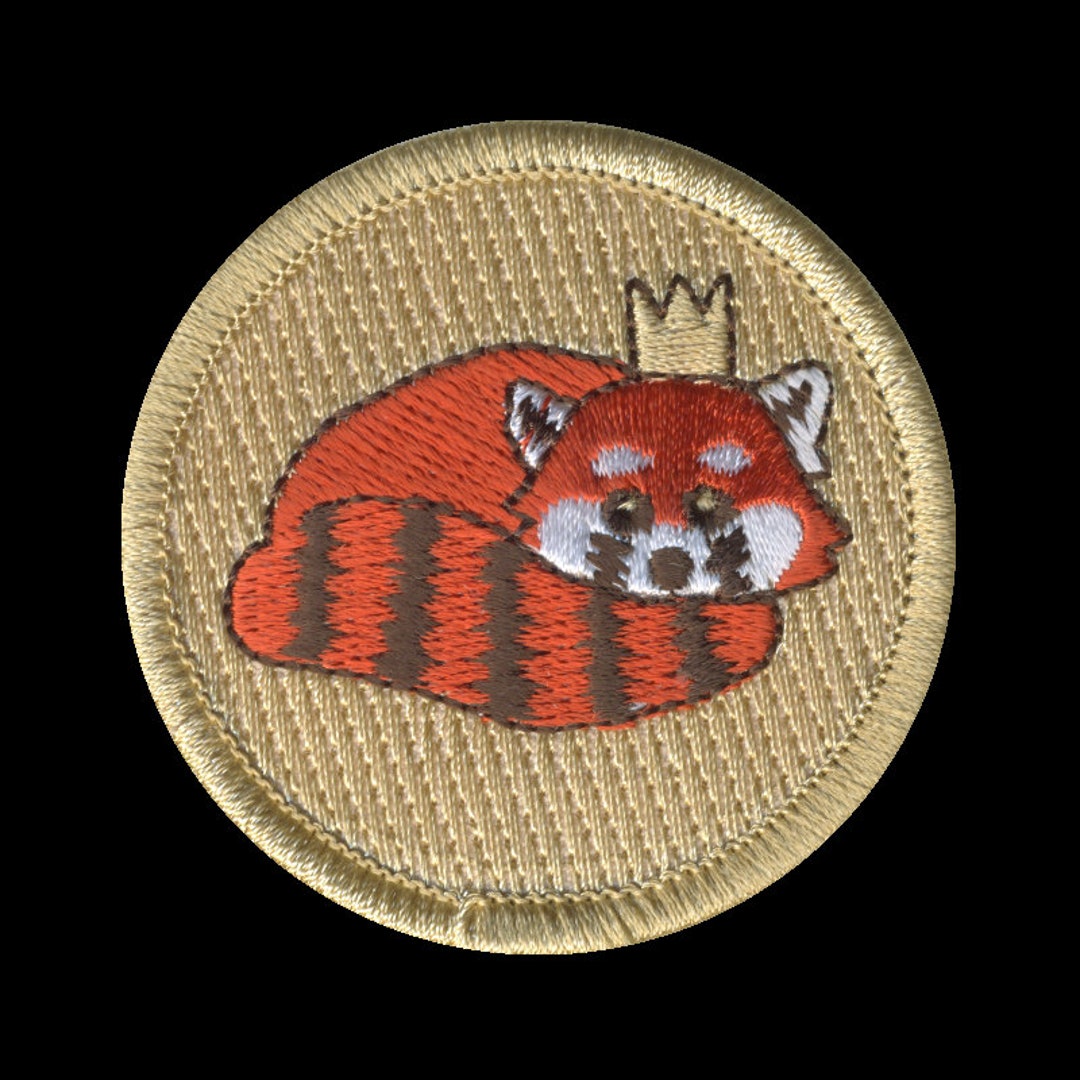 King Red Panda Patrol Patch - Etsy