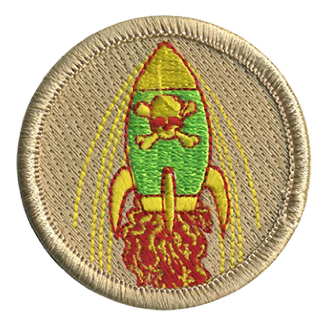 Radioactive Rocket Patrol Patch - Etsy