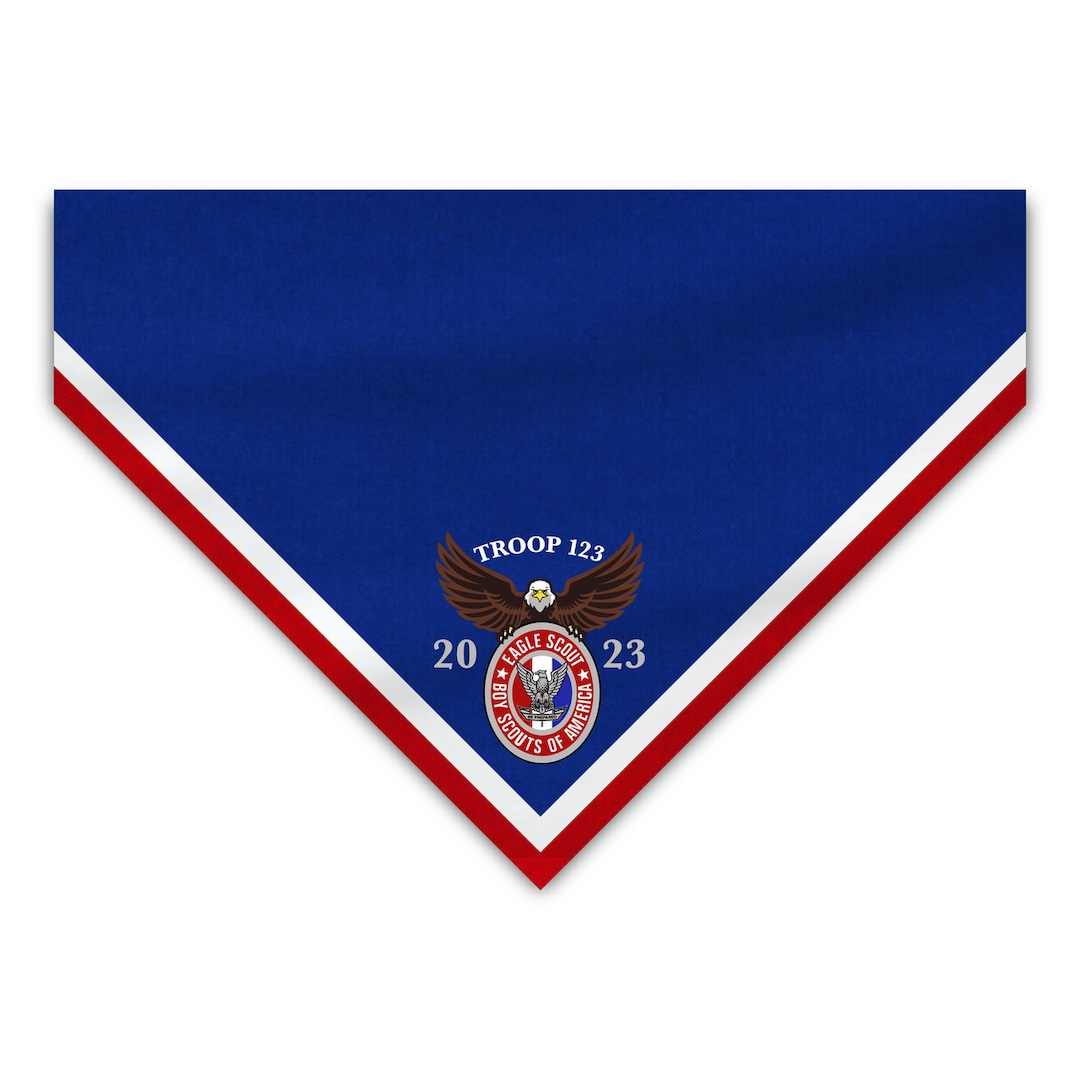Eagle Scout Rank Embroidered Neckerchief (SP8807) - Etsy
