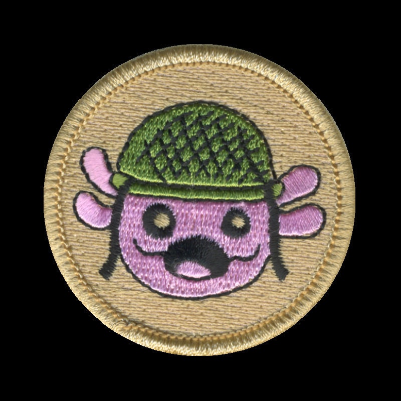 Axolotl Army Patrol Patch - Etsy
