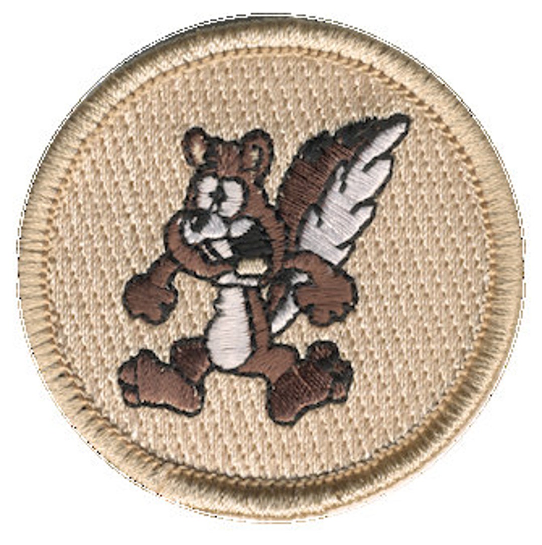 Surprised Squirrel Patrol Patch - Etsy