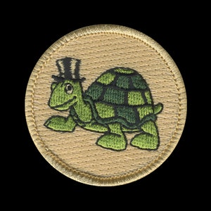 Turtle With Top Hat Patrol Patch - Etsy