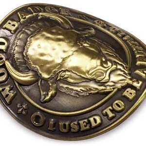 Wood Badge Buffalo Hiking Stick Medallion - Etsy
